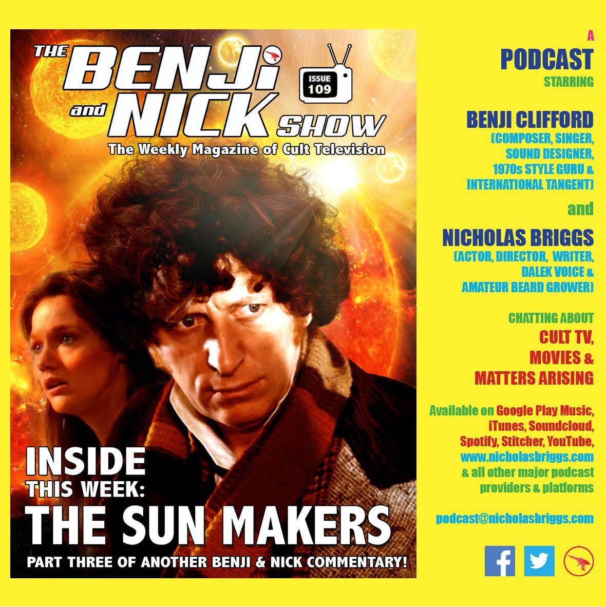 The Benji and Nick Show – Commentary: Doctor Who – The Sun Makers (part ...