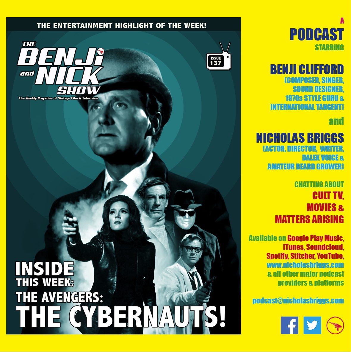 The Benji and Nick Show – The Avengers: The Cybernauts – Nicholas Briggs
